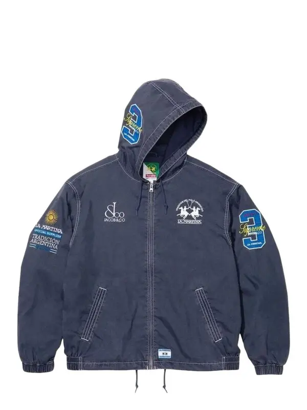 Supreme X La Martina Lightweight Hooded Jacket - Navy