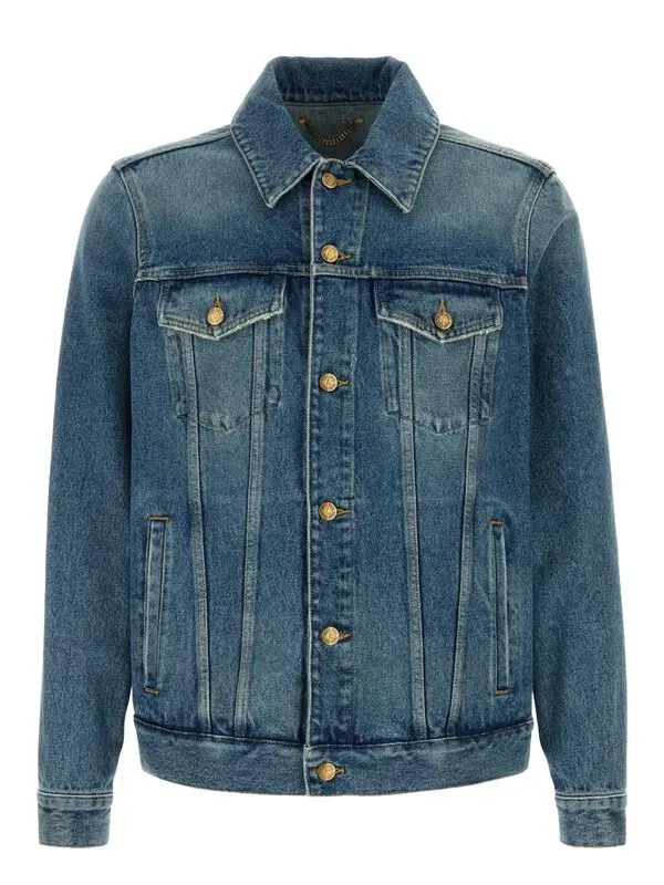 GOLDEN GOOSE Agenore Denim Jacket - Blue