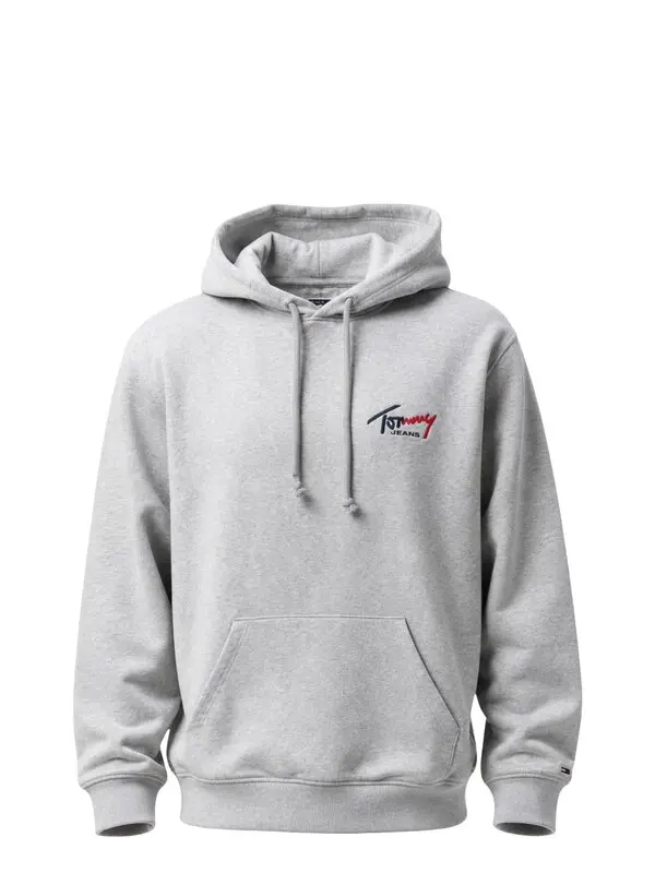 Tommy Hilfiger Drawstring Hoodie - Gray