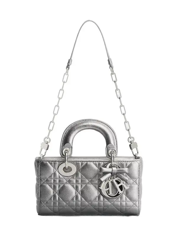 Dior Mini Lady D-joy Bag - Gray
