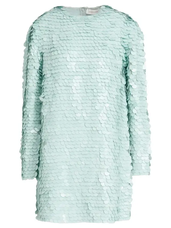 Zimmermann Sequined Silk-organza Mini Dress - Mint