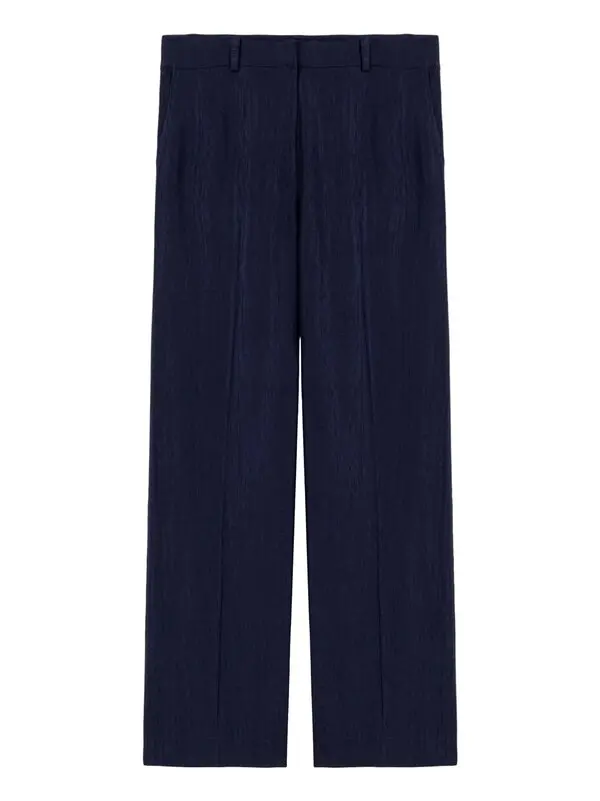 NOCTURNE High-rise Straight-leg Trousers - Blue
