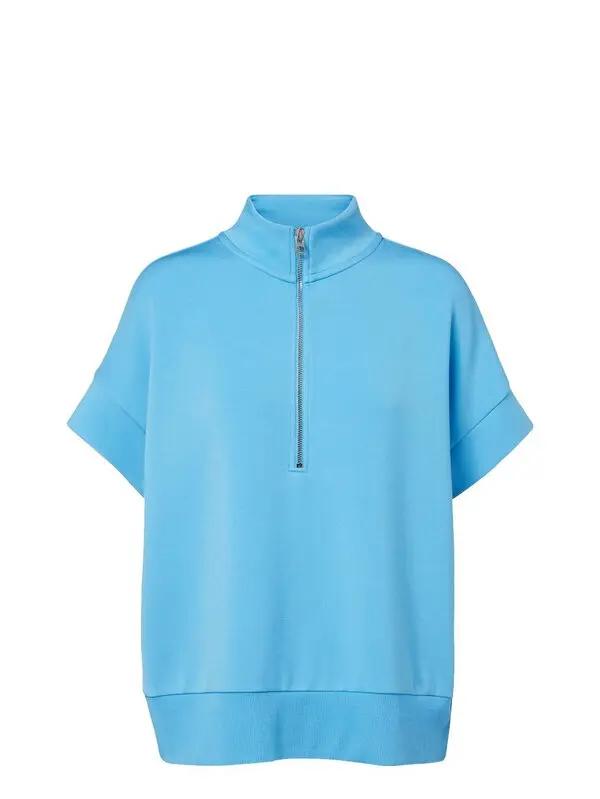 Varley Ritchie Half-zip Sweater - Blue