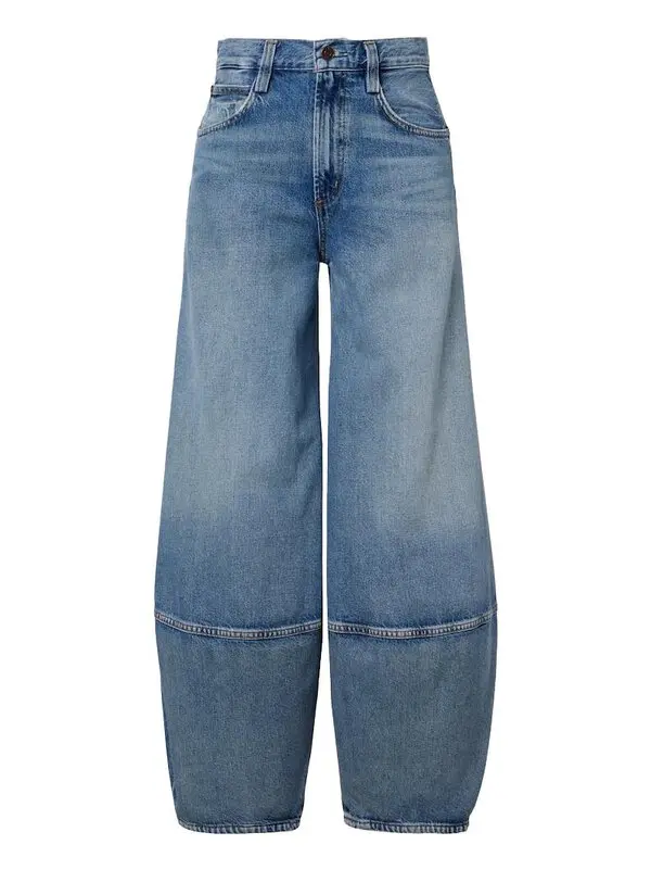 AGOLDE Lantern Barrel-leg Jeans - Blue