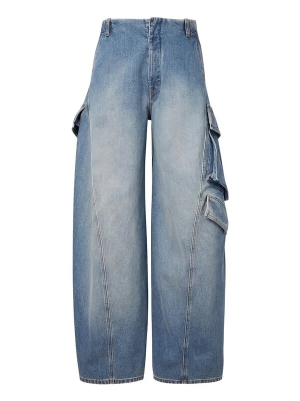 Alaïa Cargo Jeans - Blue