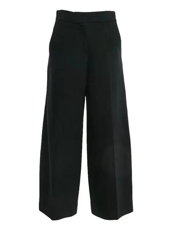 Sonia Rykiel Paris Crepe Wide-leg Trousers - Black