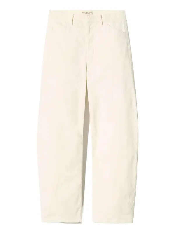 NILI LOTAN Tribeca Corduroy Pant - Stone