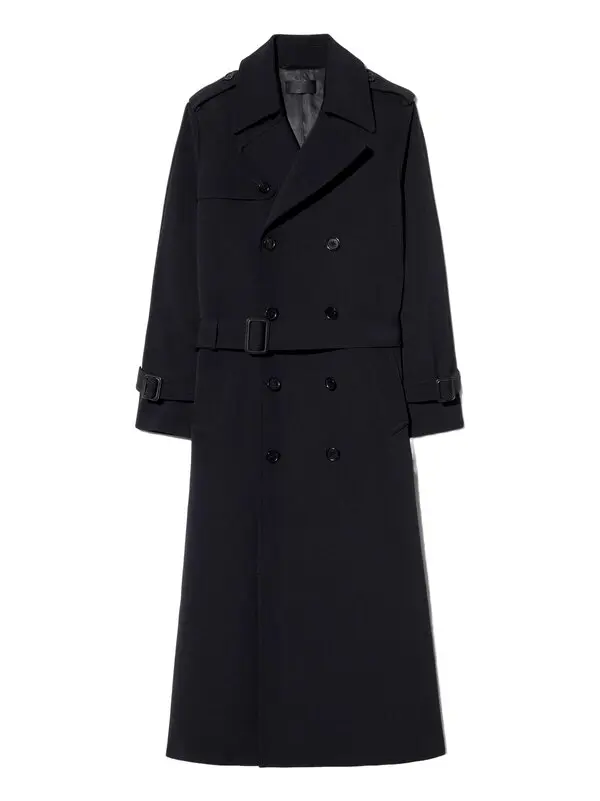NILI LOTAN Marin Trench Coat - Black
