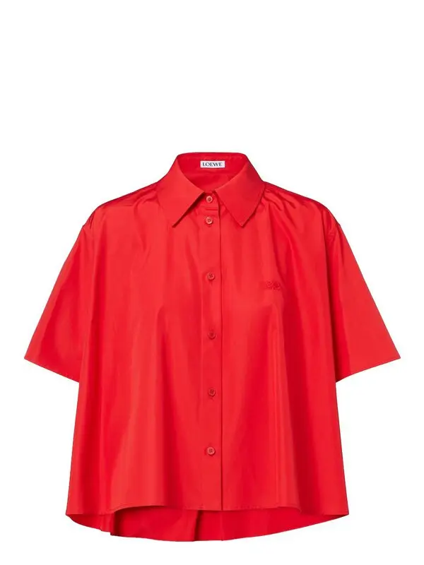 Loewe Cotton Poplin Shirt - Red