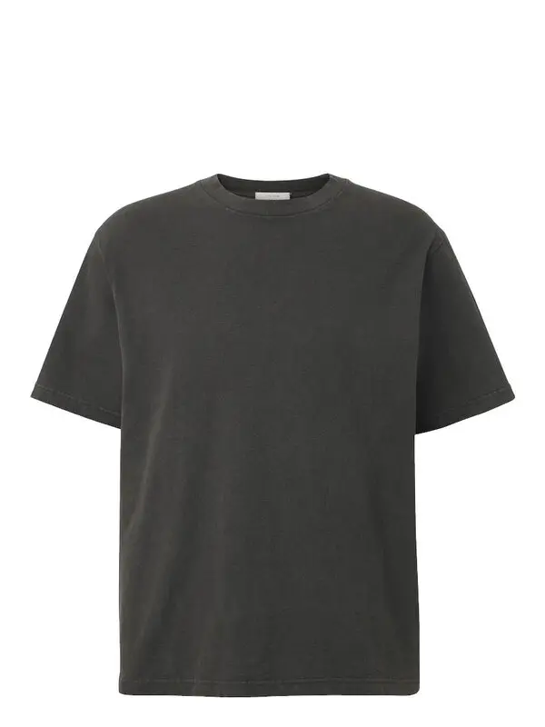 THE ROW Maiko Cotton Jersey T-shirt - Grey