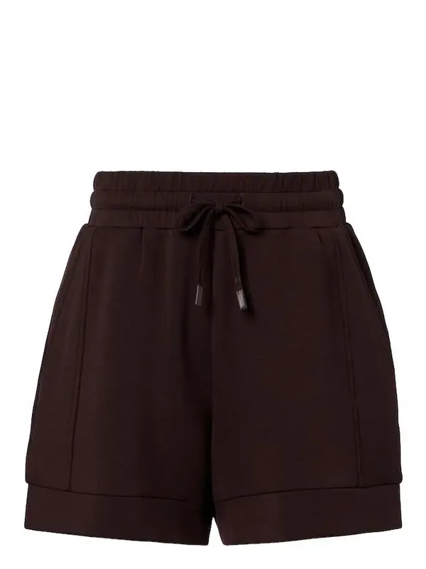 Varley Atrium Jersey Shorts In Coffee Bean - Brown