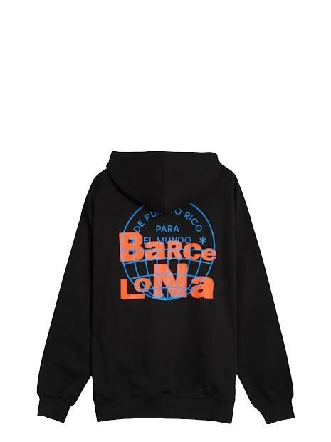 Adidas X Bad Bunny Dtmf Tour Barcelona Hoodie - Black