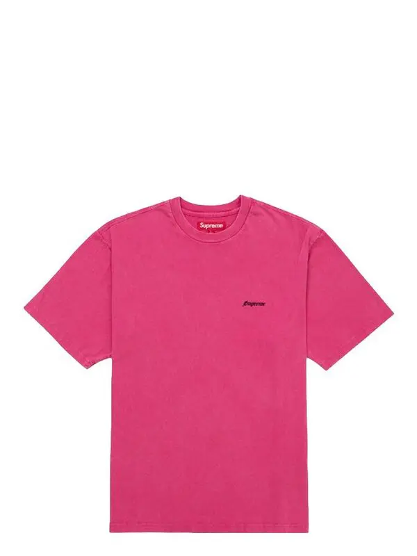 Supreme Washed Short Sleeve Top - Pink
