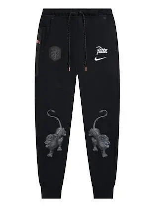 Nike X Patta Knvb Tech Fleece Joggers - Black