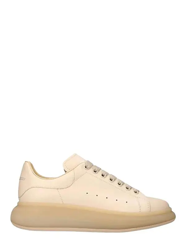 Alexander McQueen Oversized Clear Sole Sneakers - Beige