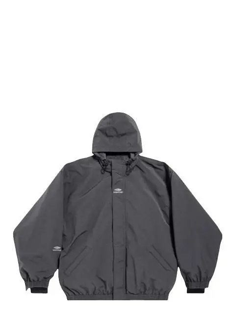 Balenciaga Skiwear Sports Icon Logo Down Parka - Dark Grey