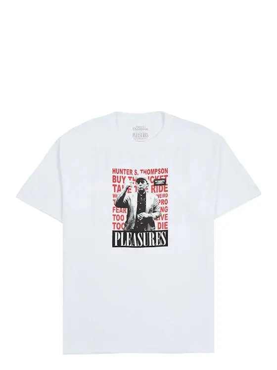 PLEASURES No Smoking Tee Shirt - White