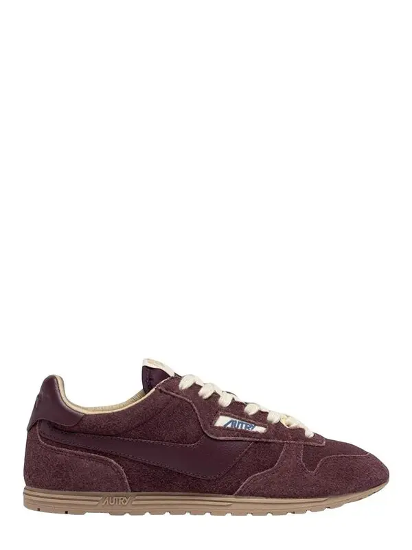 AUTRY Windspin Amarone Leather Sneakers - Armarone