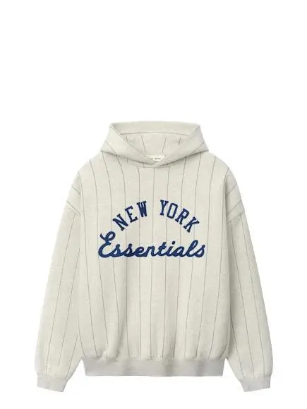 Fear Of God Sport Hoodie With "new York Essentials" Embroidery - Multicolor