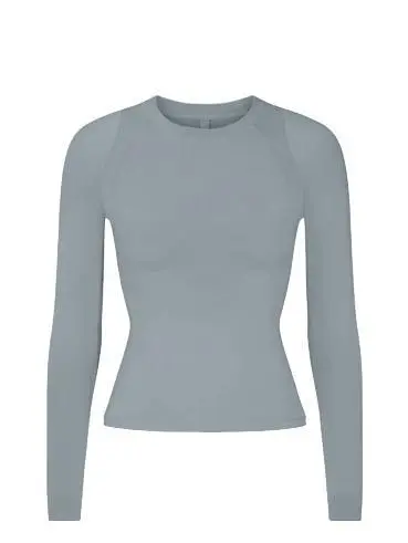 Nike X Skims Airy Long Sleeve Crewneck Sweatshirt Top - Multicolor