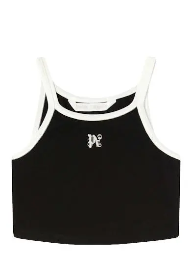 Palm Angels Monogram Logo Tank Top - Black