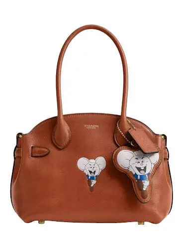 COACH X Brain Dead Empire Carryall Bag 21 With Kachi Mouse And Charm - Brown