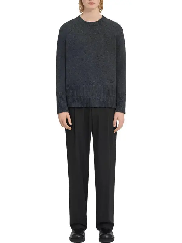 MAISON MARGIELA Wool Crew Neck Sweater - Grey