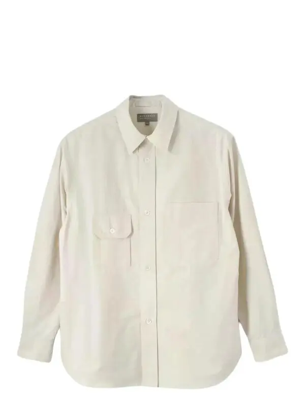 MARGARET HOWELL Odd Pocket Button-up Shirt - Neutrals