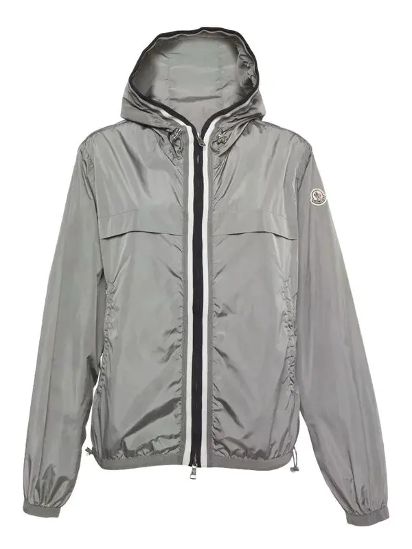 Moncler Zip-up Hooded Jacket - Grey