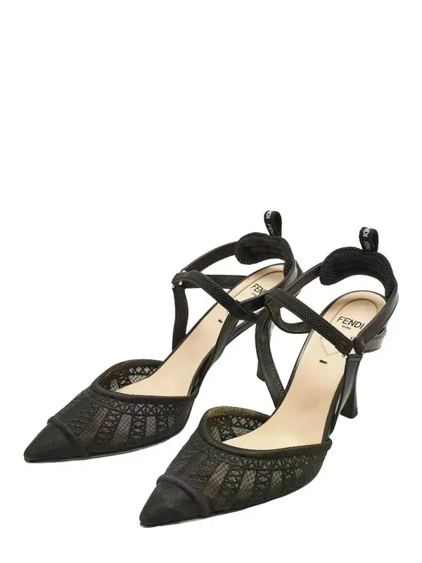 Fendi Colibri Heeled Pumps - Black