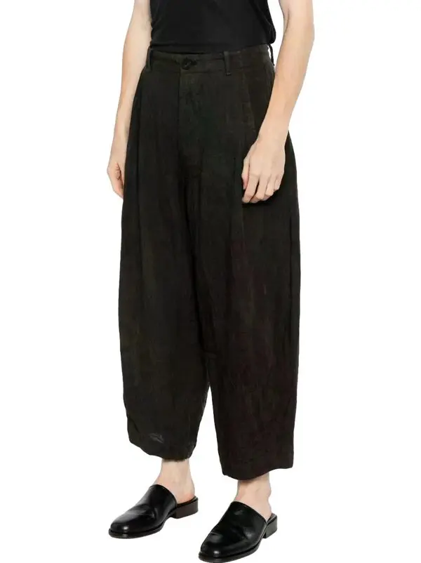 BIEK VERSTAPPEN Plaid Trousers - Grey
