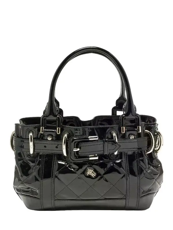 Burberry Beaton Quilted Tote Bag - Black