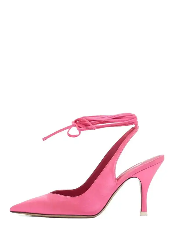 Attico Venus Ankle-wrap Heeled Pumps - Pink