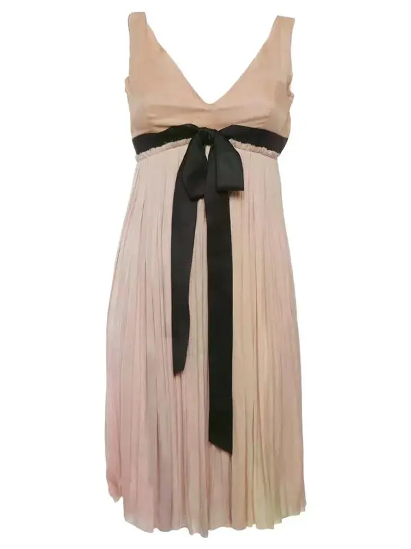 LANVIN Pleated Mini Dress - Pink