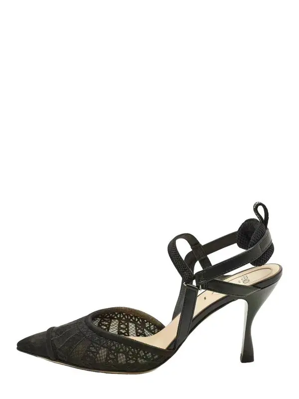 Fendi Colibri Heeled Pumps - Black
