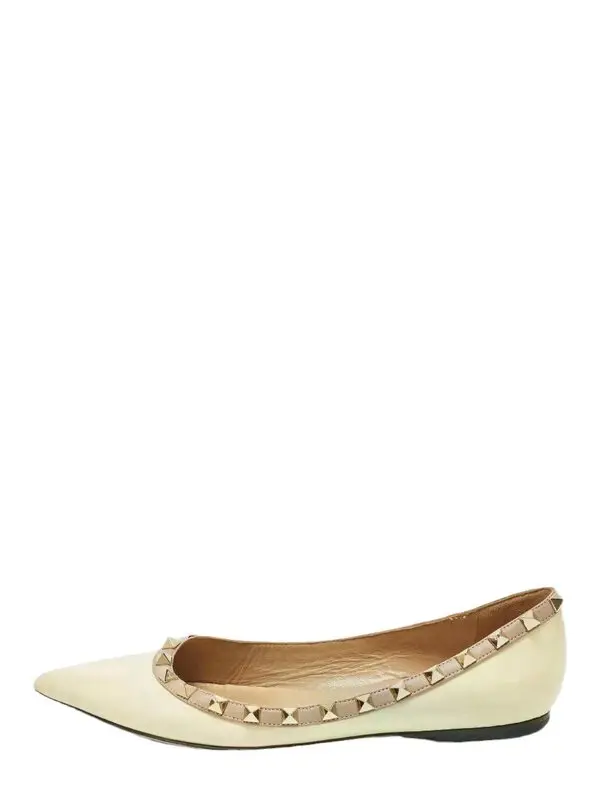 Valentino Garavani Rockstud Ballet Flats - Neutrals