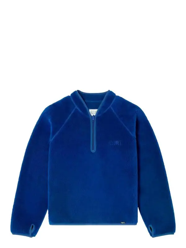 MAISON MARGIELA Reversible Teddy Fleece Sweatshirt - Blue