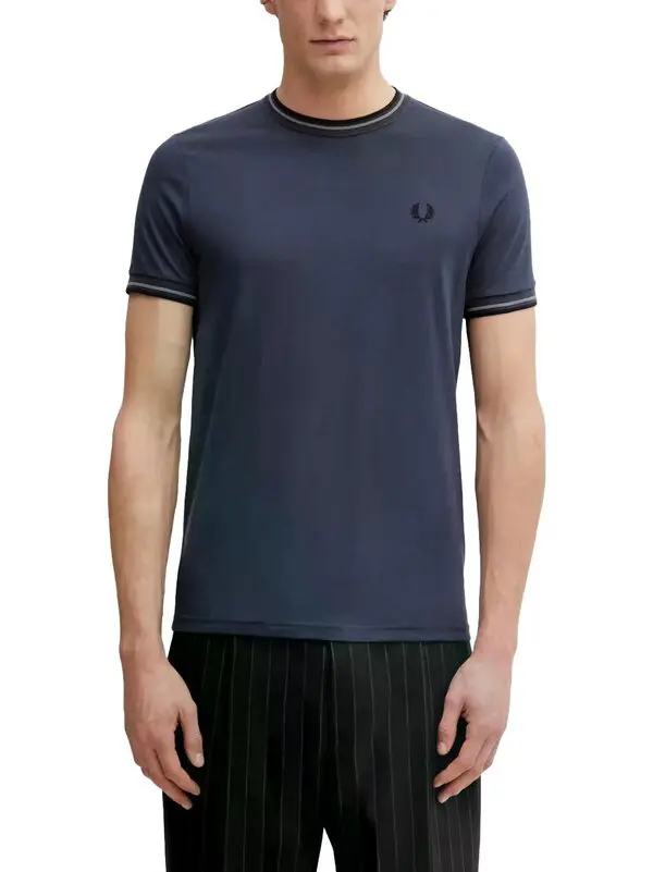 Fred Perry Laurel Wreath Twin-tipped T-shirt - Blue