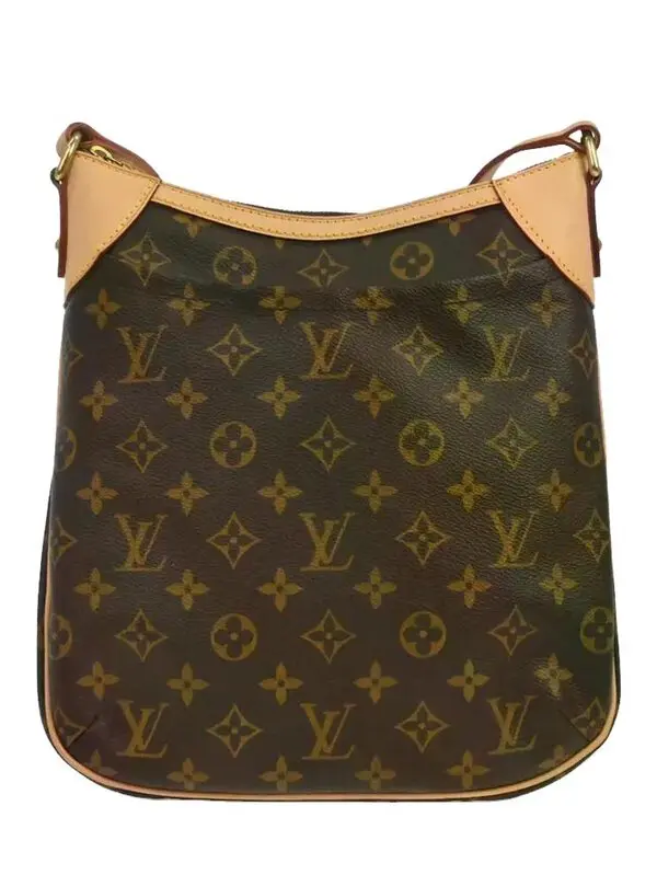 LOUIS VUITTON Monogram Canvas Odeon Pm Bag - Brown