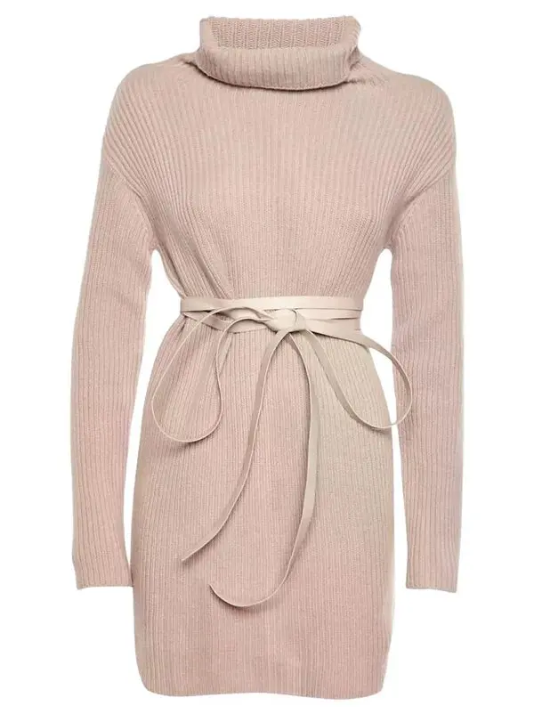 Valentino Garavani Rib-knit Mini Dress - Pink