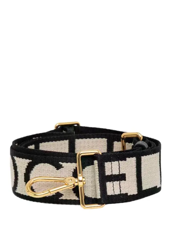 COCCINELLE Logo Shoulder Strap - Neutrals