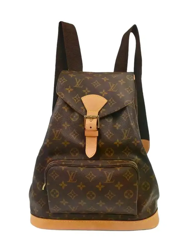 LOUIS VUITTON Monogram Montsouris Gm Backpack - Brown
