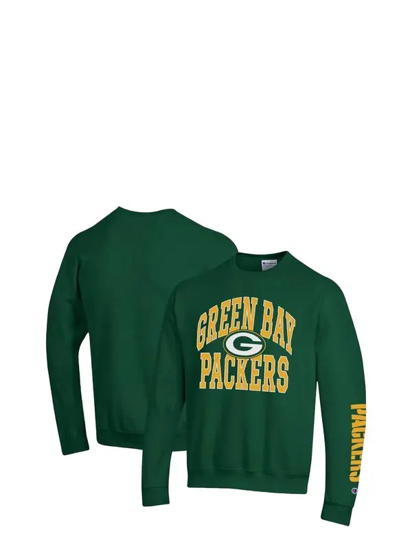 Champion Bay Packers Powerblend Fleece Sweatshirt - Green
