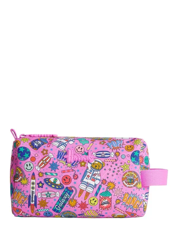 Harrods Pop Rocket Wash Bag - Pink