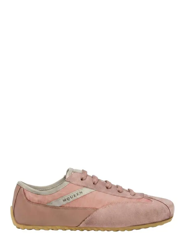 Alexander McQueen Suede Boxe Sneakers - Brown