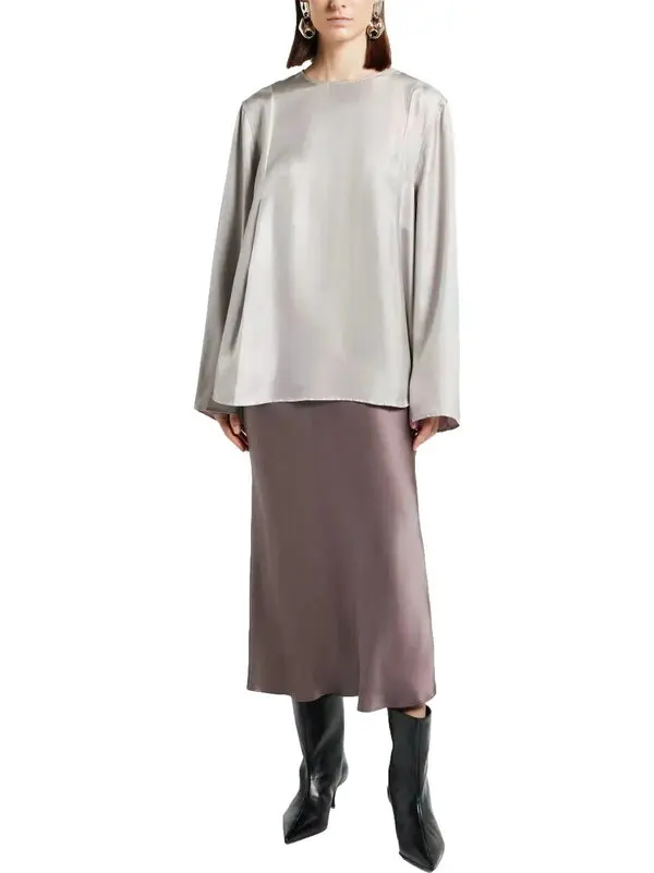 Loulou De Saison Adalyn Blouse - Grey