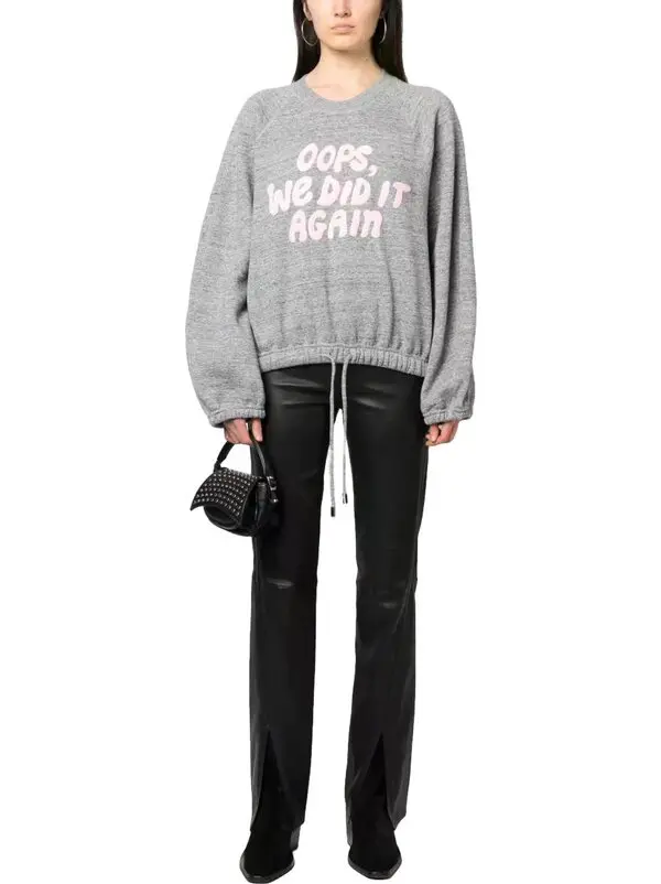 Dsquared2 Slogan Print Sweatshirt - Grey