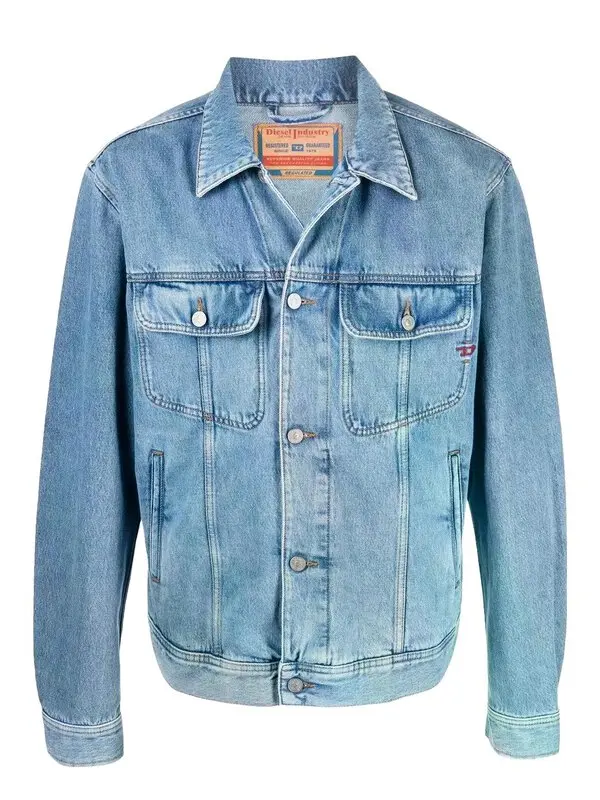 DIESEL® D-barcy Denim Jacket - Blue