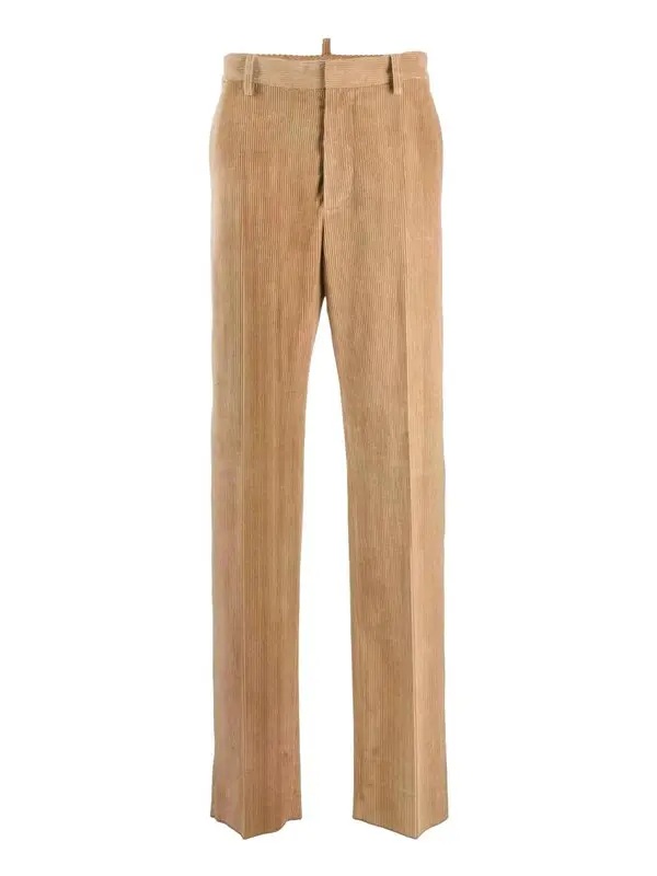 Dsquared2 Straight-leg Corduroy Trousers - Neutrals