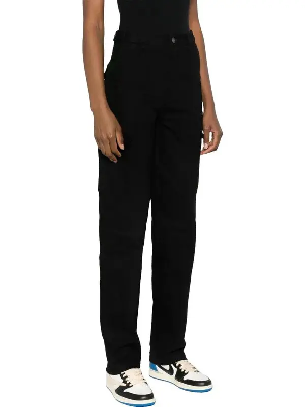 DAILY PAPER Ezea Straight-leg Cargo Trousers - Black